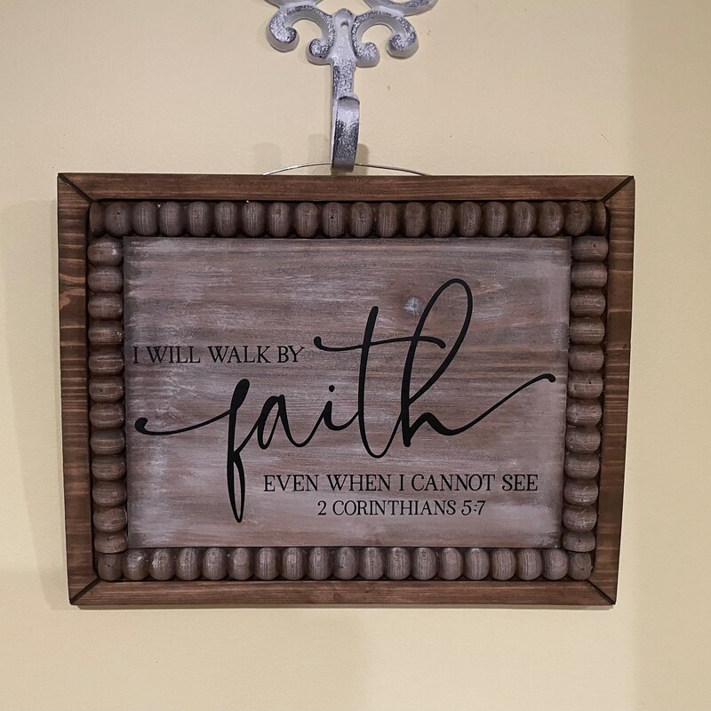 I Will Walk by Faith - Etsy