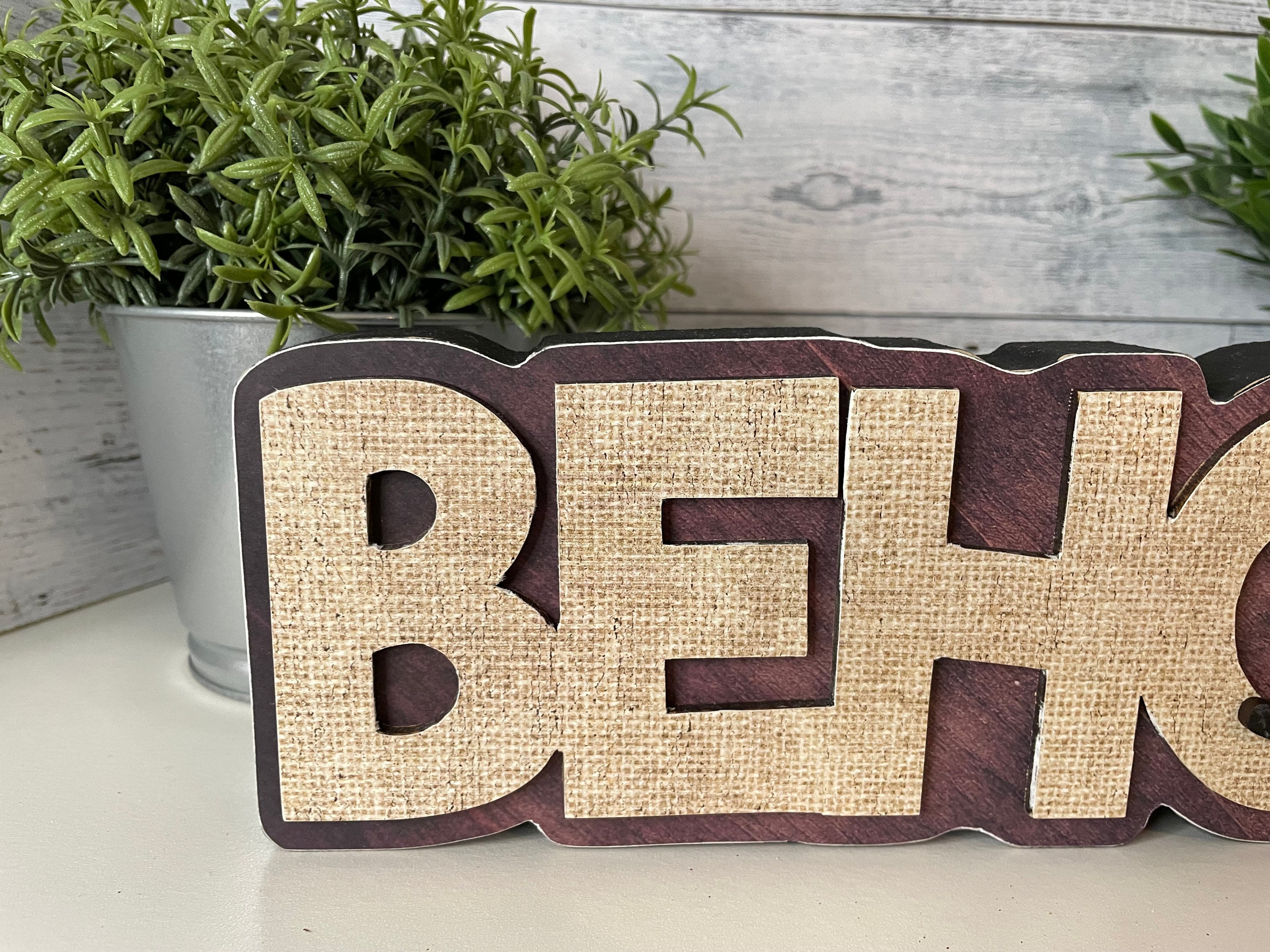 Behold Him Standing Sign, Layered Behold Him Cutout, Wood Freestanding ...