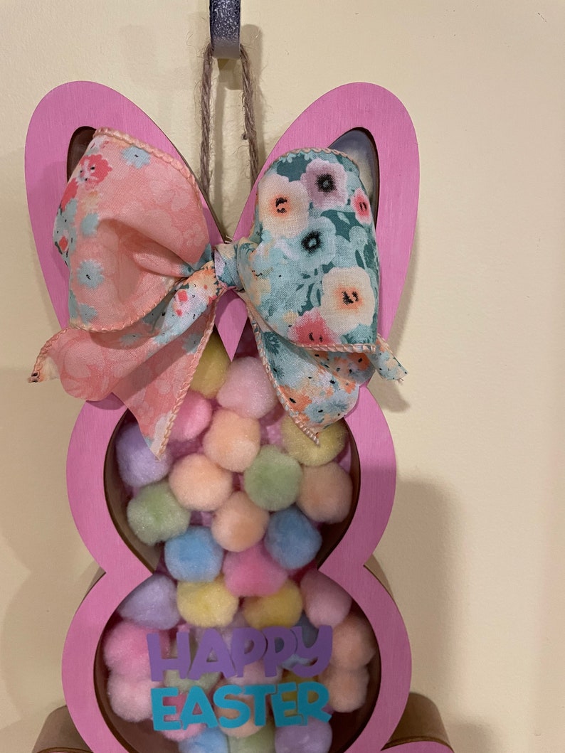 Easter Bunny Shadow Box Standing or Hanging Bunny Cutout - Etsy