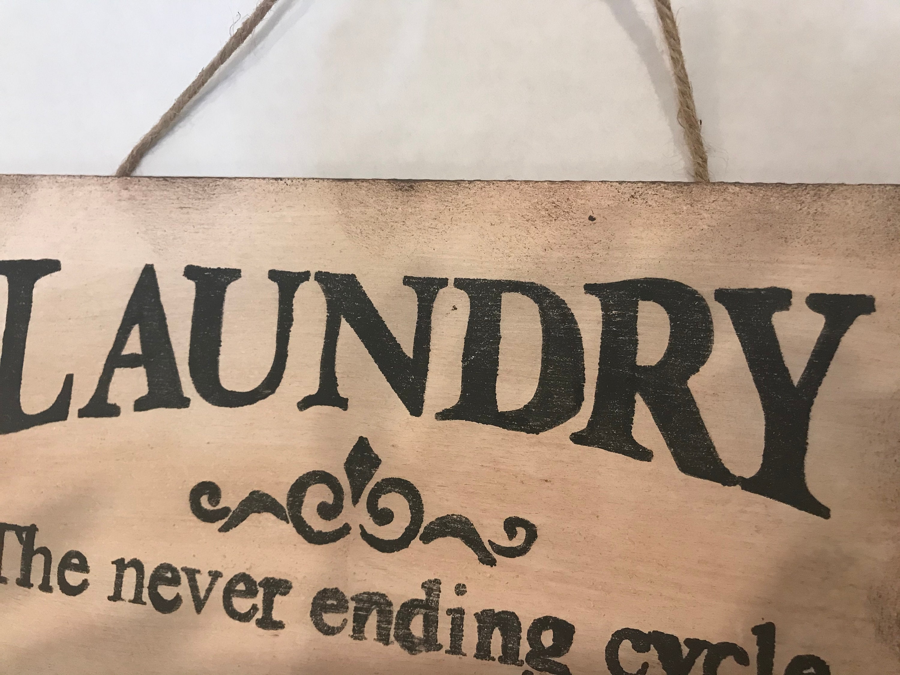 Wood Laundry Room Sign Funny Laundry Sign Stenciled Laundry - Etsy