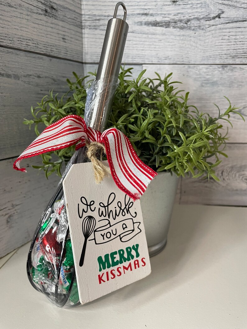 We Whisk You A Merry Kissmas, Fun Christmas Whisk, Chocolate Kisses ...