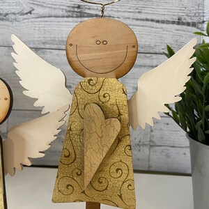 Pair of Standing Angels Guardian Angels Duo Freestanding - Etsy