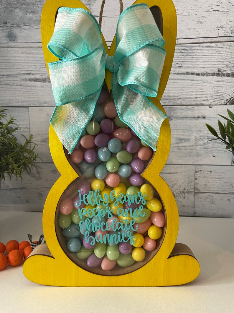 Easter Bunny Shadow Box Standing or Hanging Bunny Cutout - Etsy
