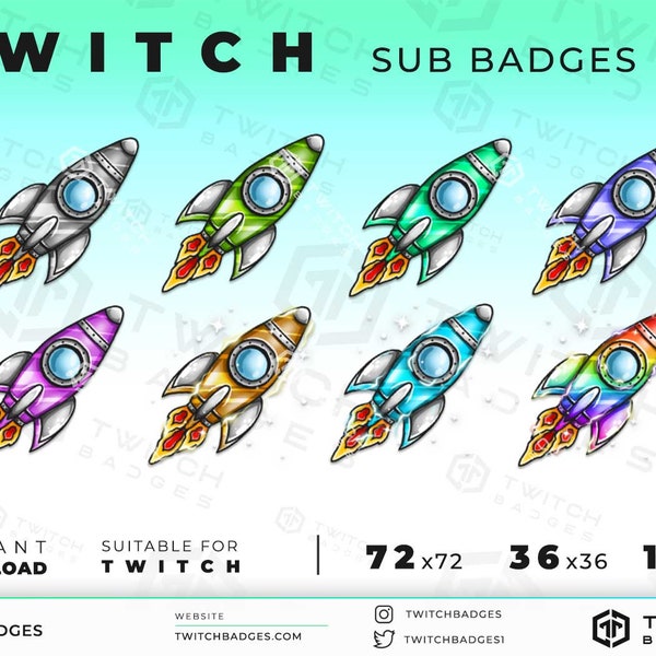 Rocket Emote Twitch - Etsy