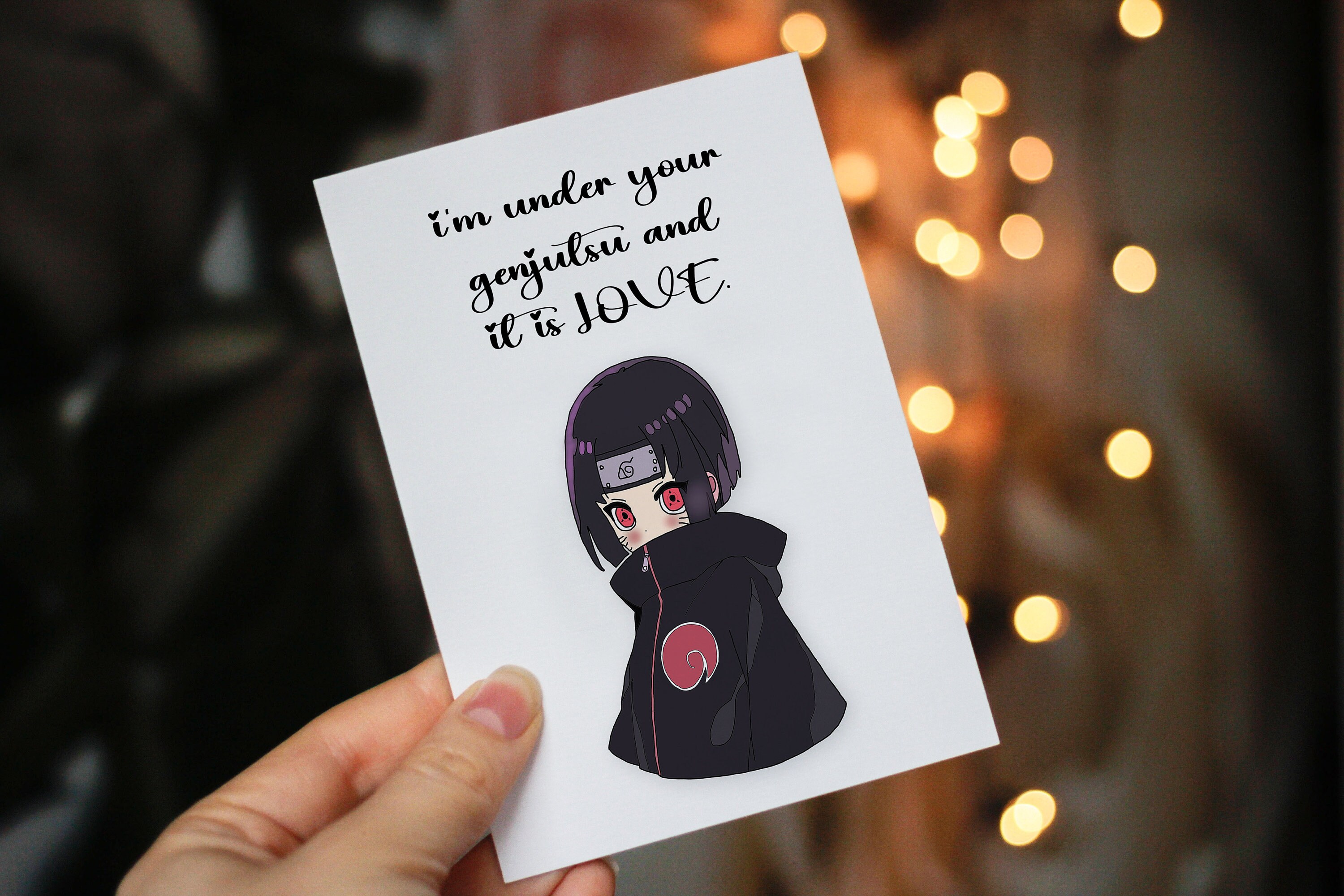 Anime Love Card, Anime Card, Digital Anime Card - Etsy