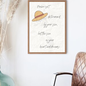 Digital Anime Poster One Piece Anime Printable Wall Art - Etsy