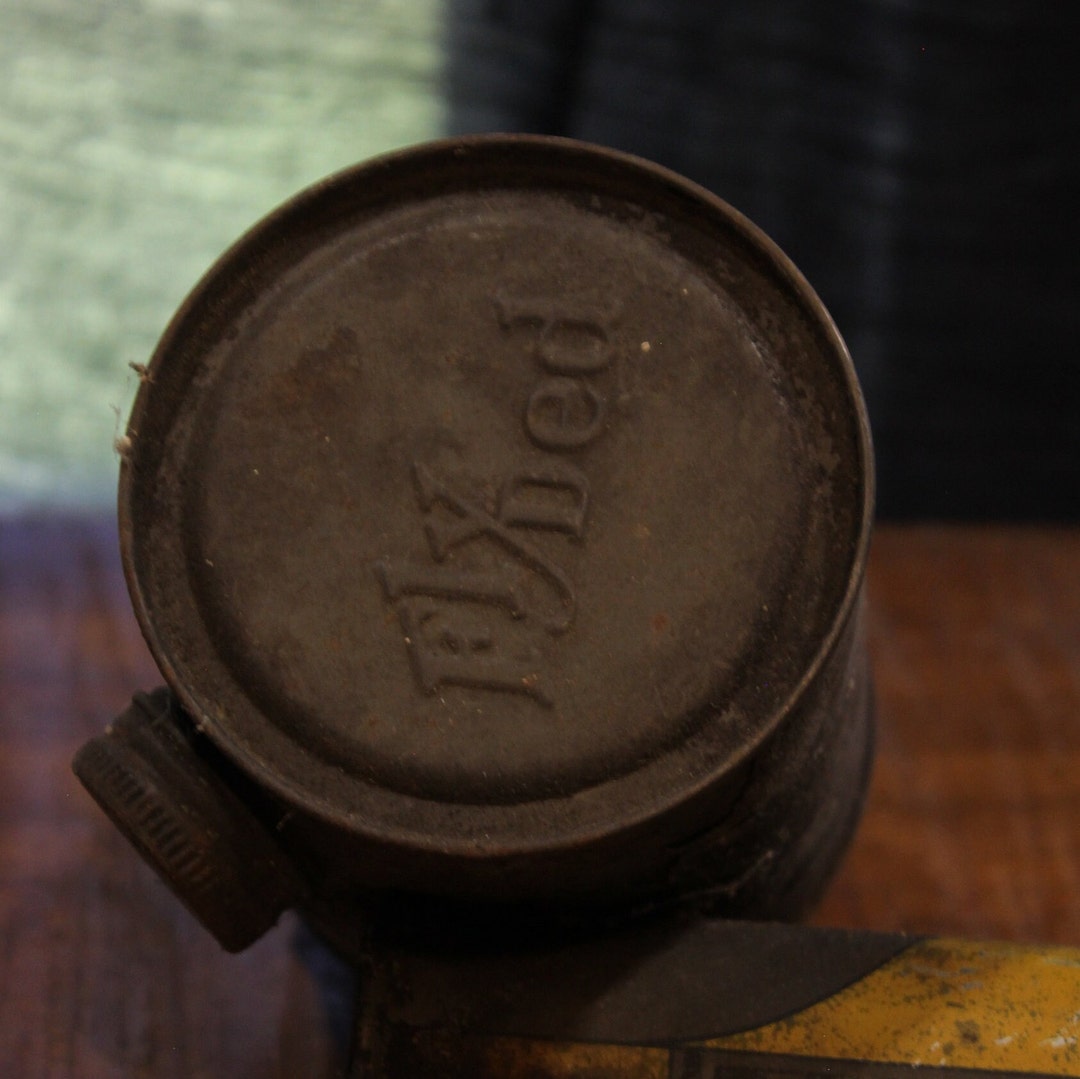 Antique Fly Ded Hand Pump Insect Sprayer With Metal Can & Wood Handle ...