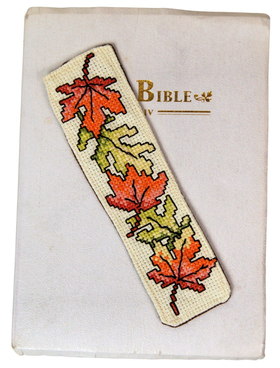 Maple Leaves Cross Stitch Bookmark | Bookmark With Leaves | Cross ...