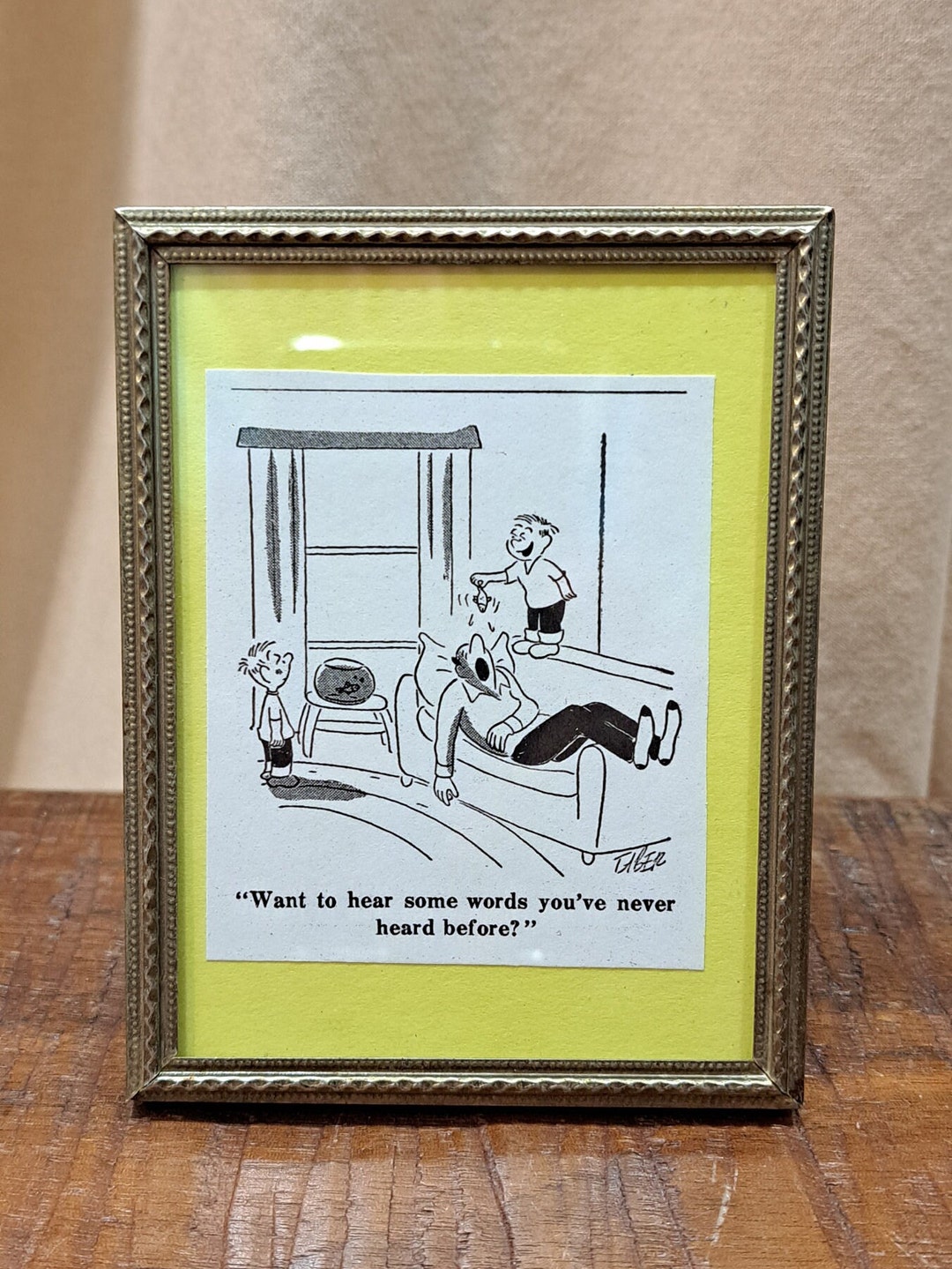 Framed Comic - New Words - Etsy