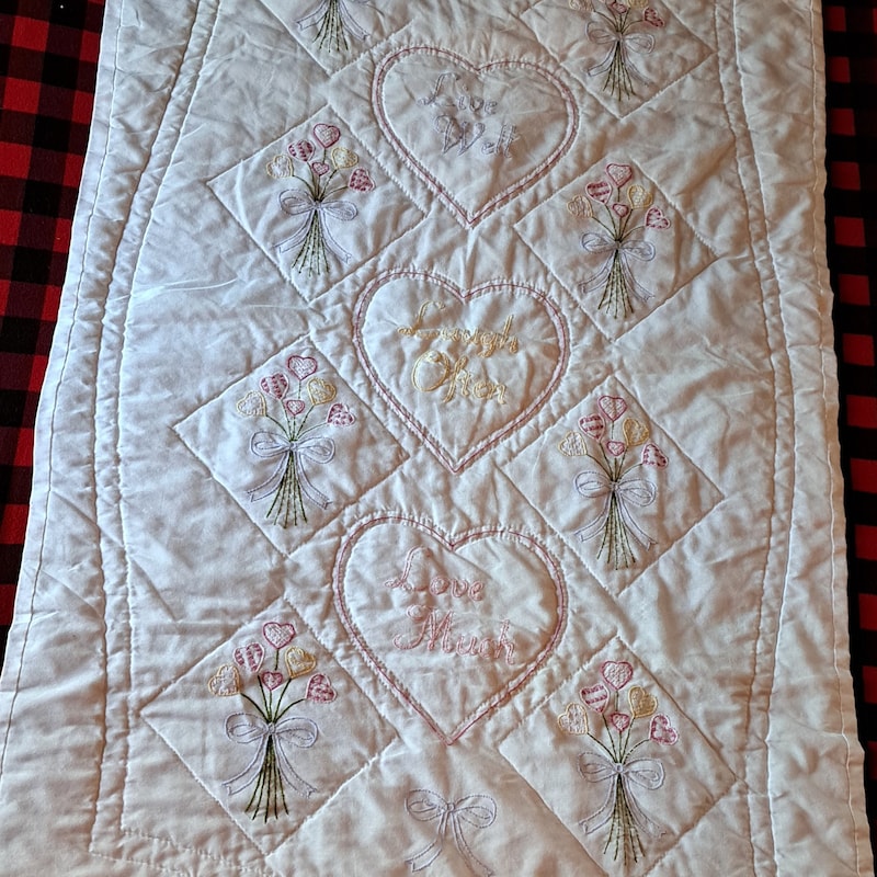 Embroidered Baby Quilt - Etsy