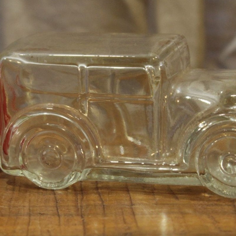 Antique Glass Candy Container - Etsy