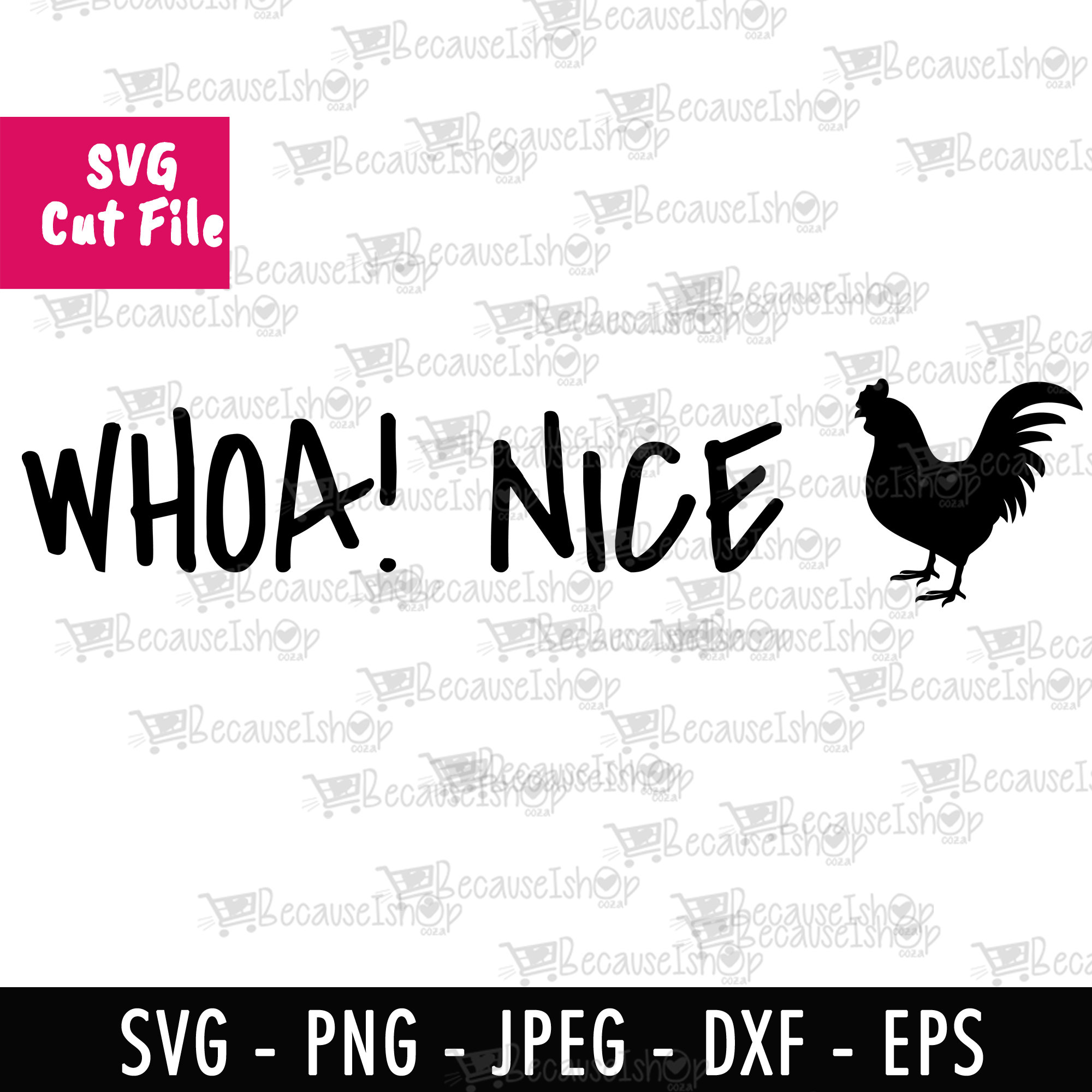 Whoa Nice Toilet Lid Hidden Message Rooster Joke Humor - Etsy