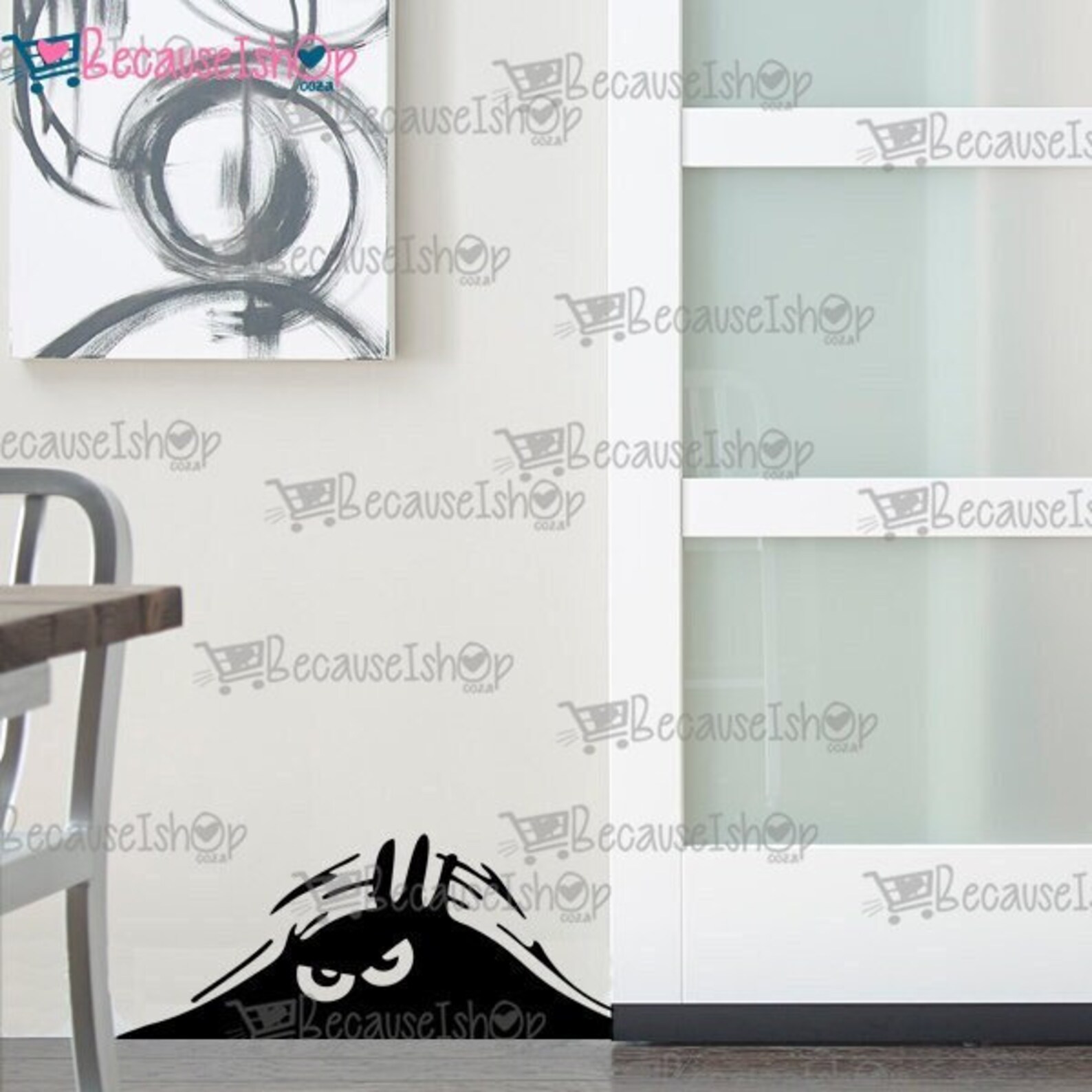 Creeper Peeper, Wall Art, Wall Monster, Print, Digital, Cricut, EPS ...