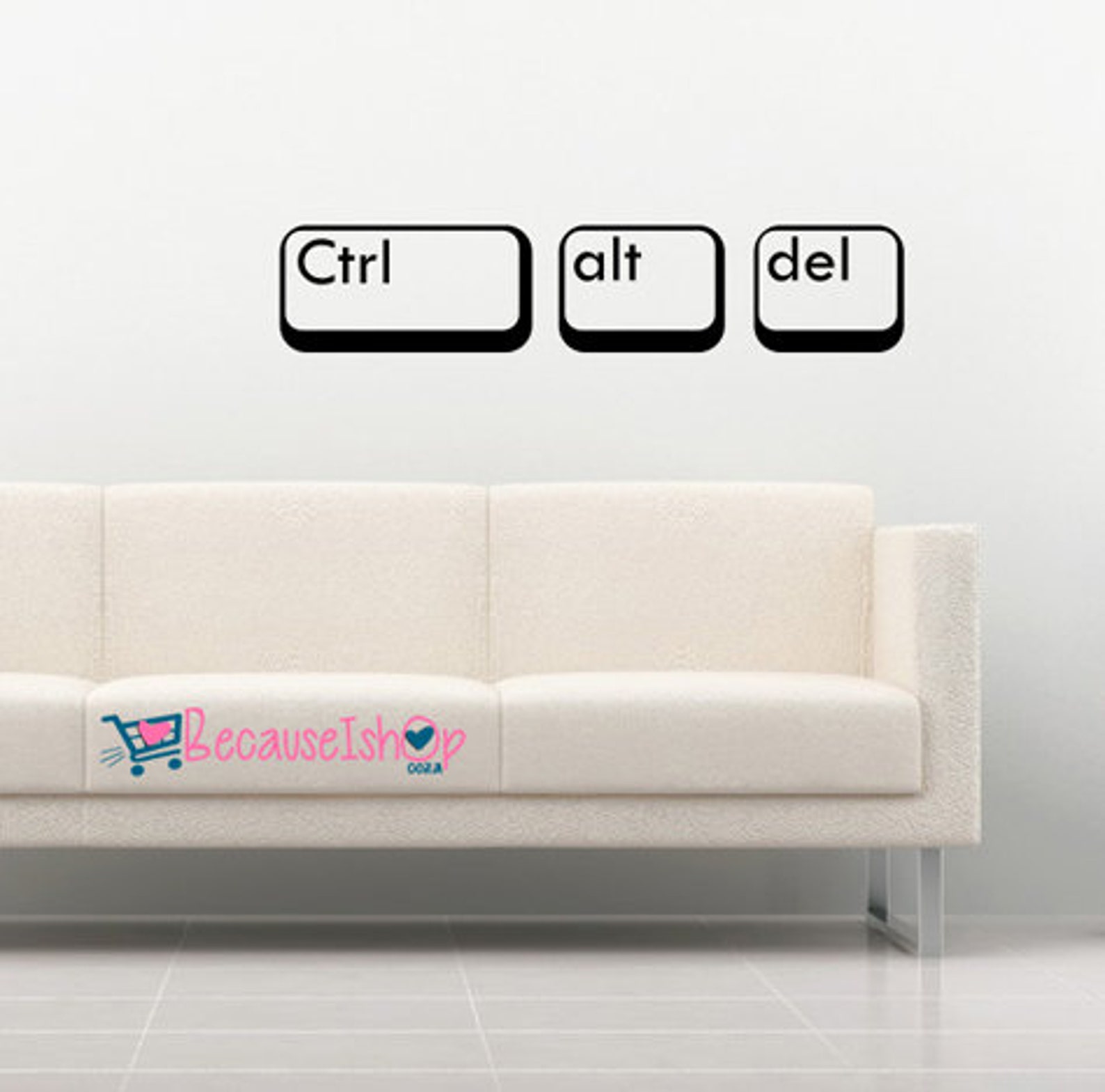 Ctrl Alt Del Geek, Wall Art Fandom, Keyboard, Restart, Downloadable Cut ...