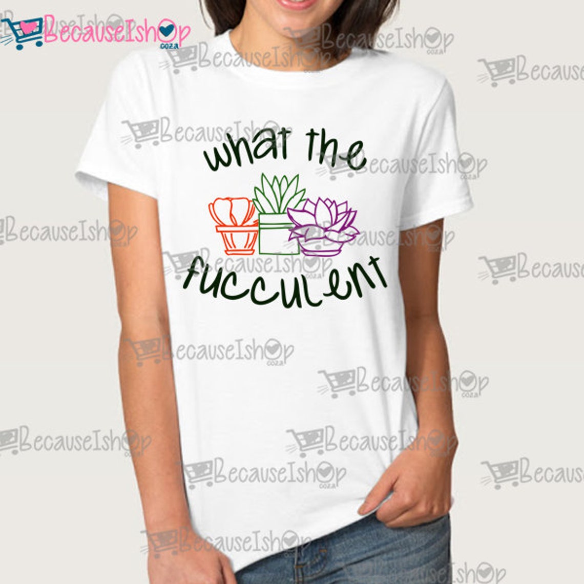 What the fucculent succulent plants love cute wall art | Etsy