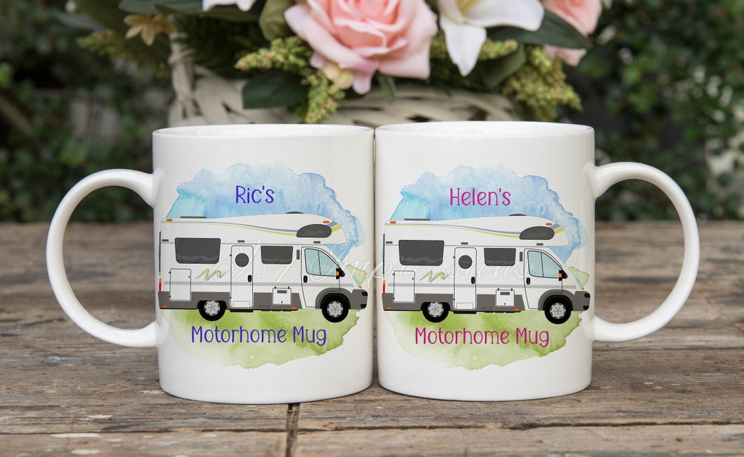 Personalised Motorhome Mugs Gifts for Motor Home Lovers Motor Home ...