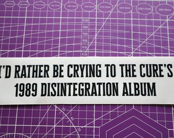 The Cure Sticker - Etsy
