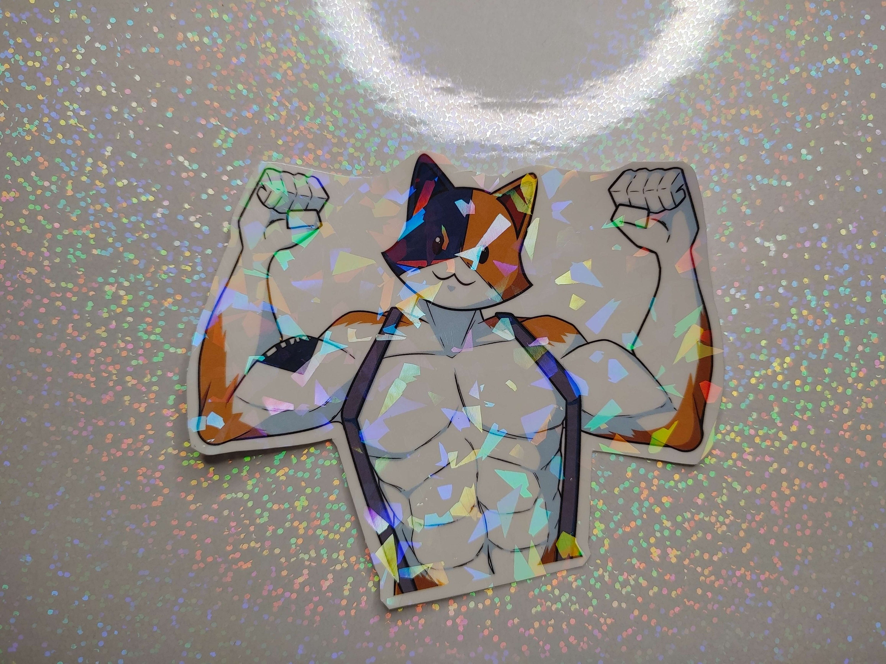 Forknife Stickers Jittershock, Meowskulls & Meowscles - Etsy