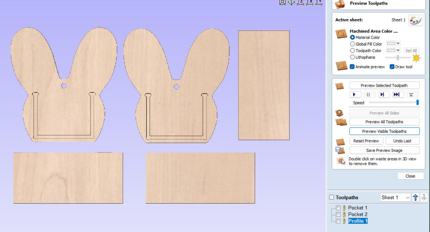 Easter Egg Basket - CNC Digital File - Etsy