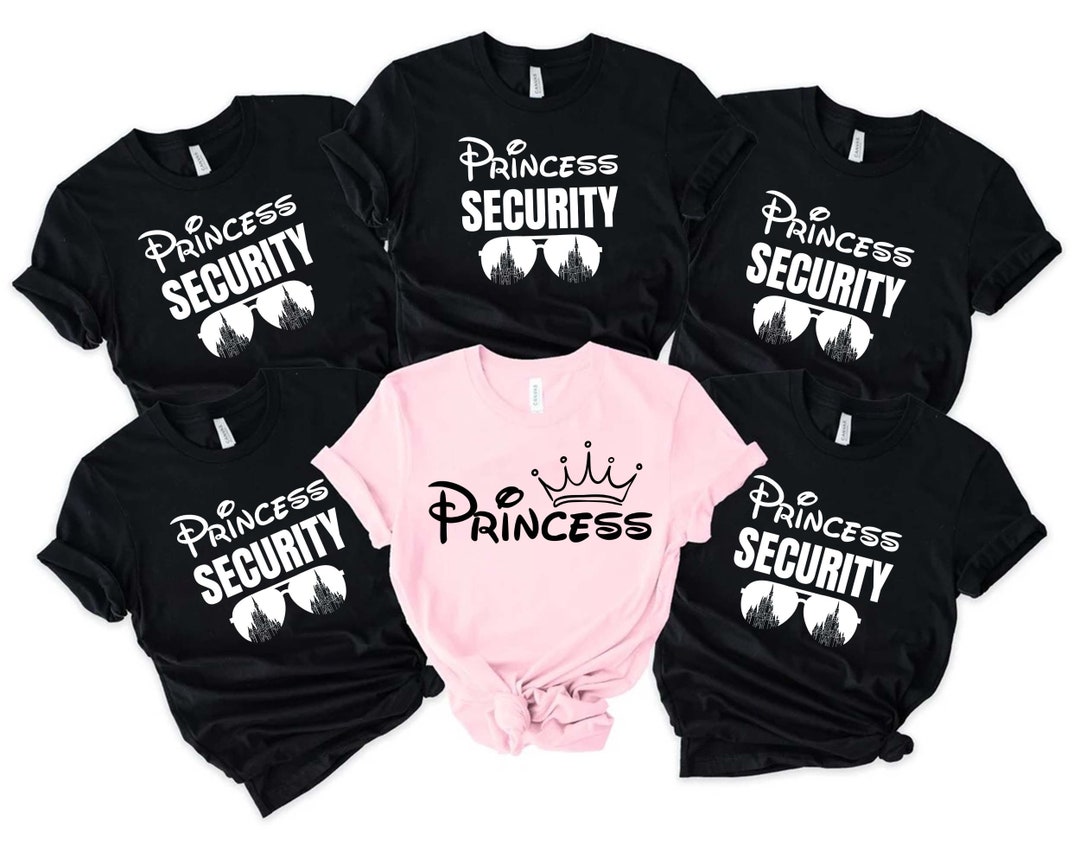 Princess Security Shirt, Birthday Party Shirt, Funny Dad Shirt, Gift ...