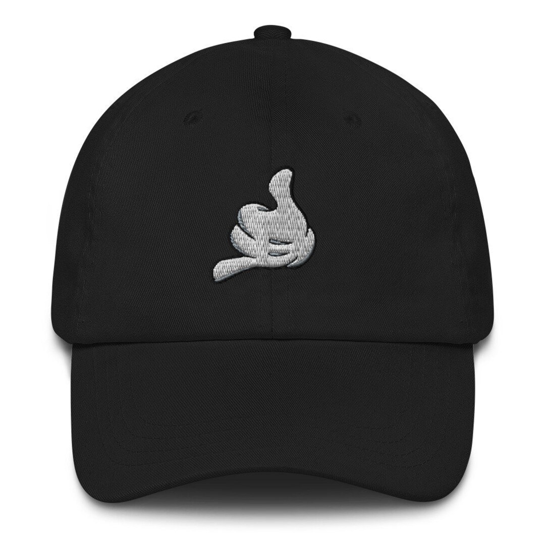 Cartoon Shaka Dad Hat, Hang Loose Baseball Hat, Embroidered Dad Cap ...