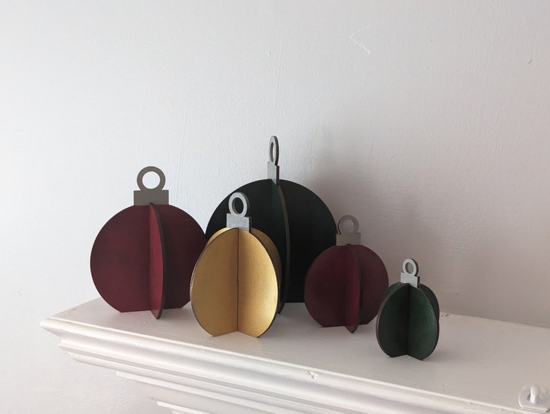3D Christmas Ornament Decoration - Etsy