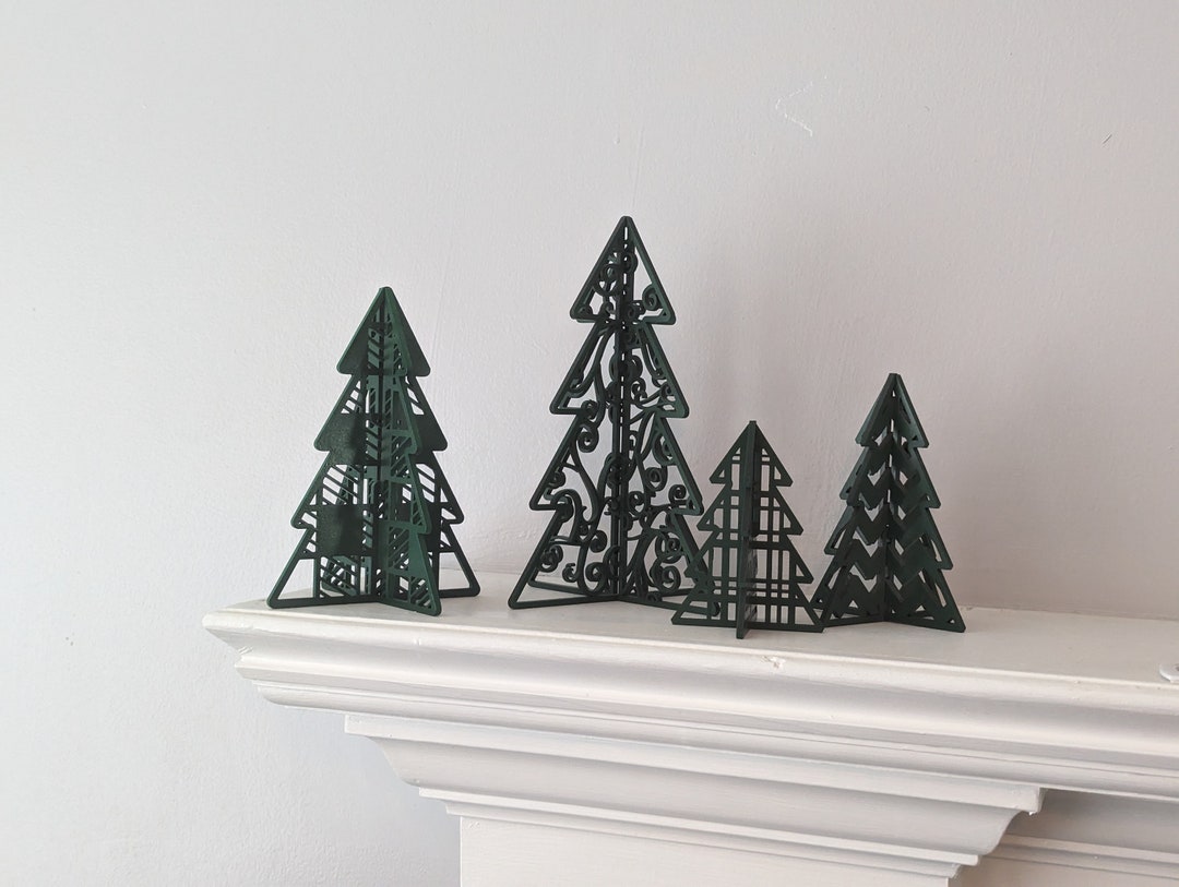 3D Christmas Tree Decoration - Etsy