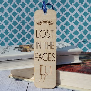 Bookmark/wood Engraved/ Funny Bookmark Sayings - Etsy