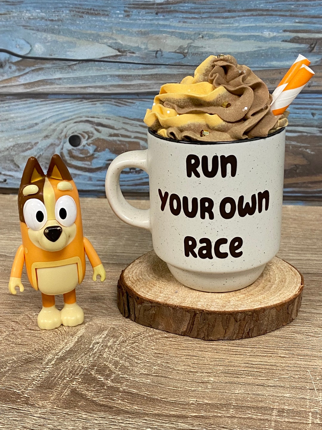 Chilli Heeler Inspired Mini Mug With Faux Whipped Topper: Tiered Tray ...
