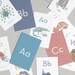 Printable ABC Flash Cards, Tastefully Illustrated With Muted Colors ...