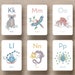 Printable ABC Flash Cards, Tastefully Illustrated With Muted Colors ...