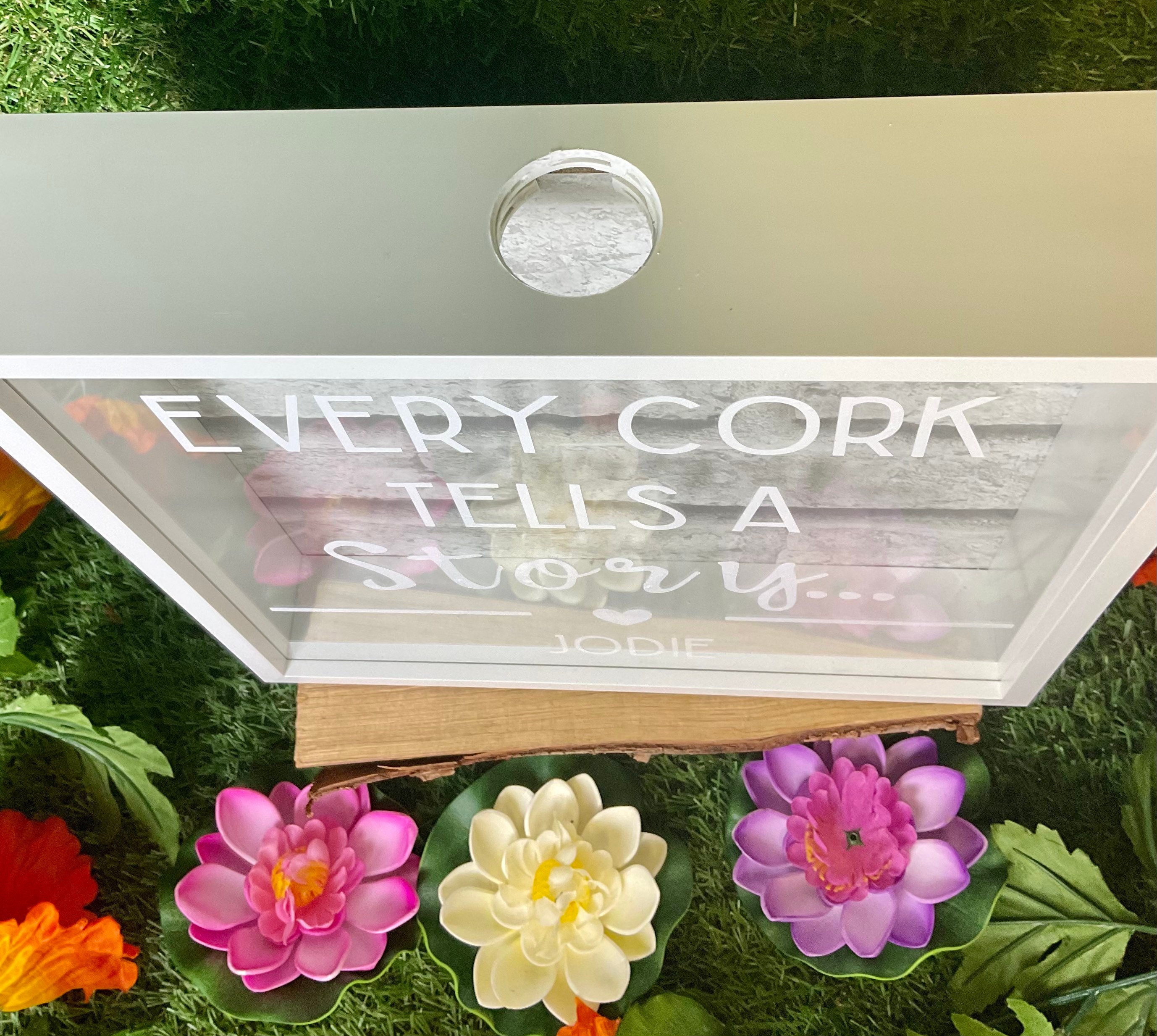 Personalised Cork Box 10 x 10 inch | Etsy