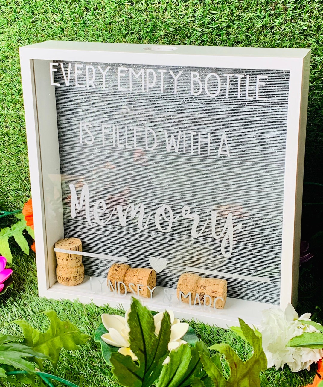 Personalised Cork Box - 10 X 10 Inch - Etsy UK