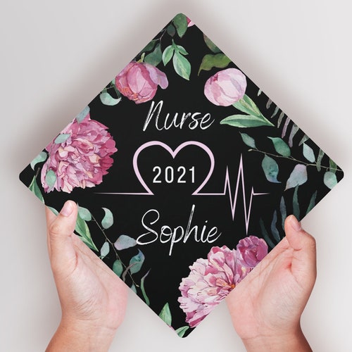 Grad Cap Topper Graduation Gift Tassel Custom Grad Quote Grad | Etsy