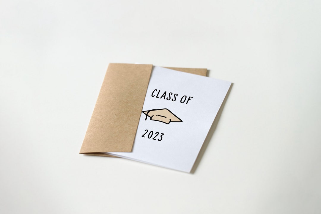 Class of 2023 Digital Printable Card Print From Home Digital Download ...
