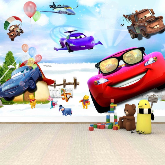 The Cars Band Self Adhesive Mural Nursery Wallpaper Wall Print | Etsy