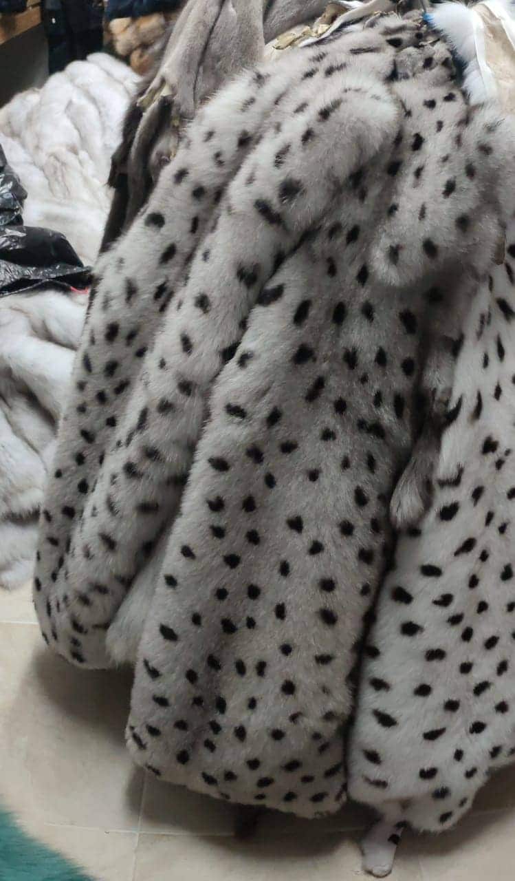 Real Natural Light Grey Spotted Fox Fur Skin/pelt - Etsy