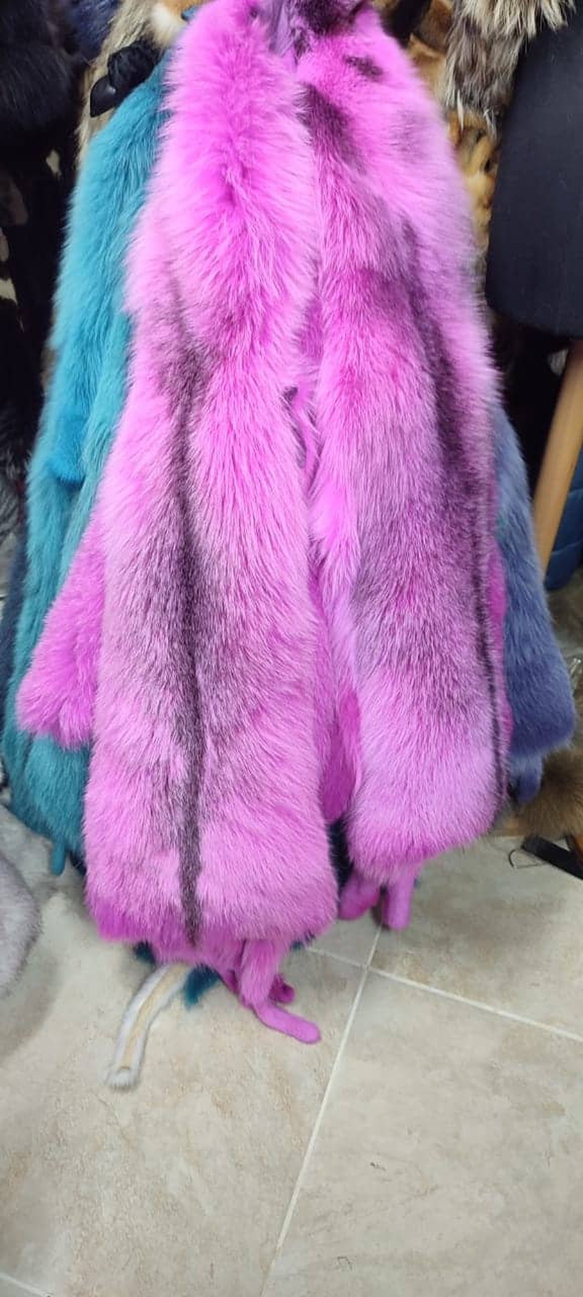 Marble Bubble Fox Fur Skin/pelt - Etsy