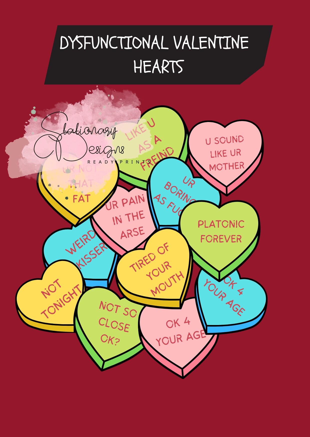 Dysfunctional Valentine Hearts