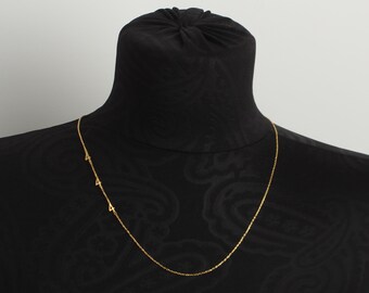 444 Gold Necklace | Etsy