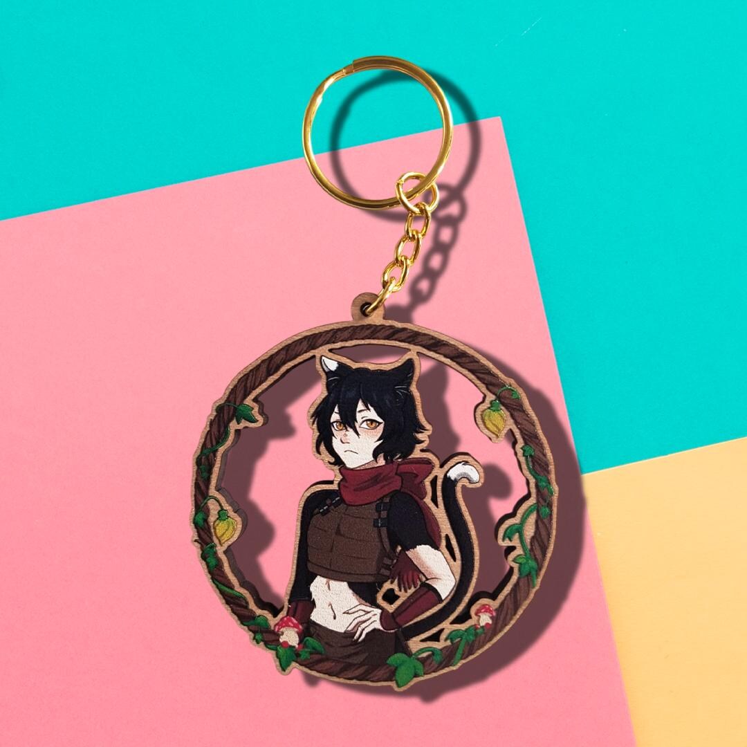 Dungeon Meshi - Izutsumi Wooden Keychain - Etsy