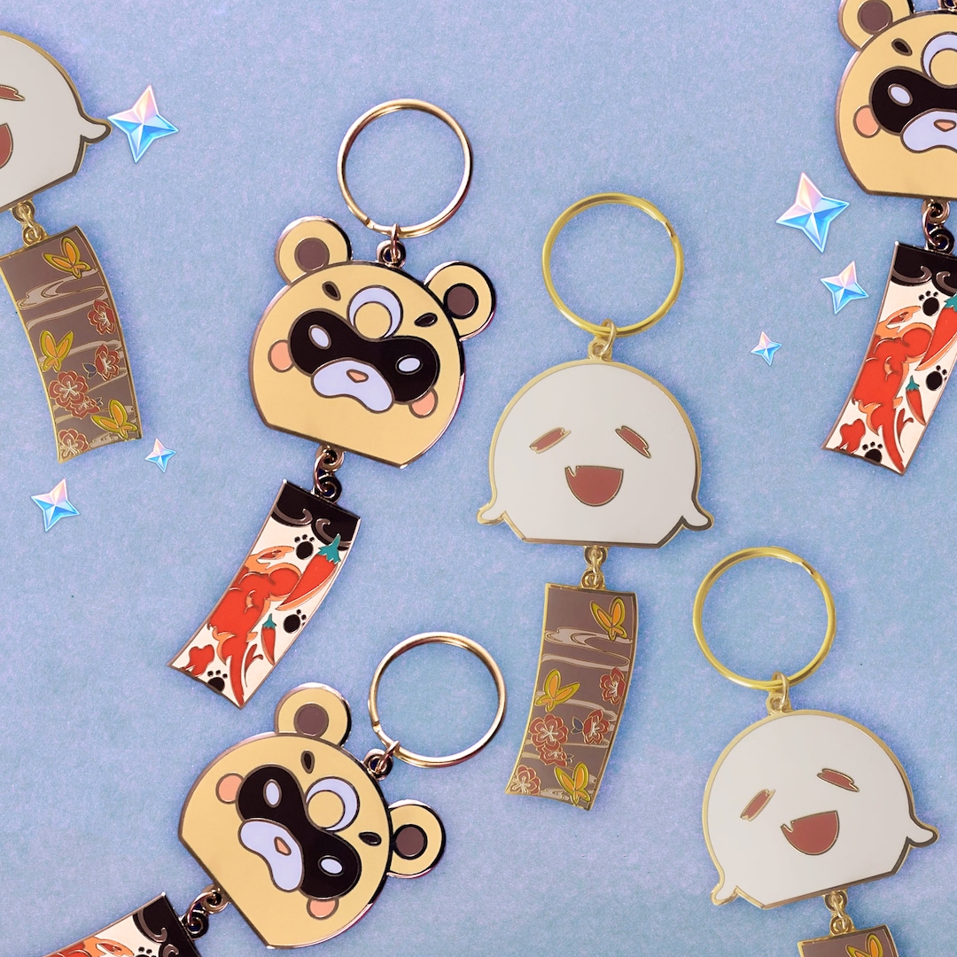 Genshin Impact Windchime Keychain - Etsy
