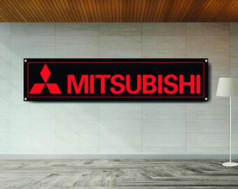 Mitsubishi Banner | Etsy
