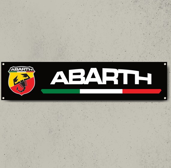 Wall Hangings Home Décor Home & Living Abarth Aluminium Garage Wall ...