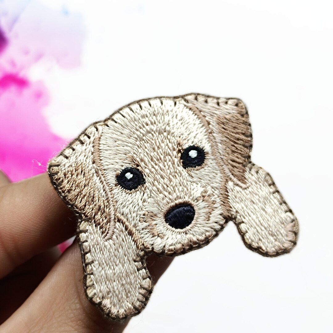 Embroidered Pet, Choose the Breed of Your Puppy, Dog Brooch, Embroidery ...