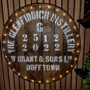 Bespoke Barrel Signs With Personalised Designs Approx 580mm - Etsy