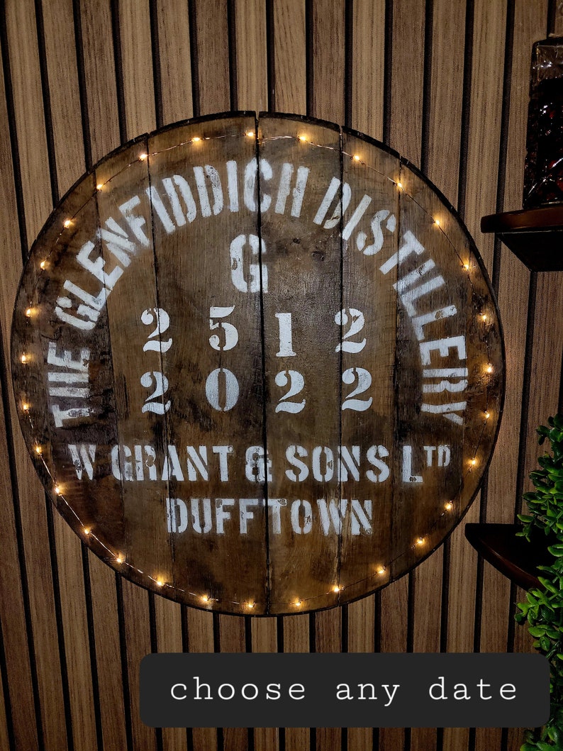 Bespoke Barrel Signs With Personalised Designs Approx 580mm - Etsy