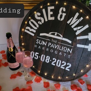 Bespoke Barrel Signs With Personalised Designs Approx 580mm - Etsy