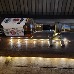 Rustic Optic Drink Holder With Battery Operated Lighting Face and Rear ...