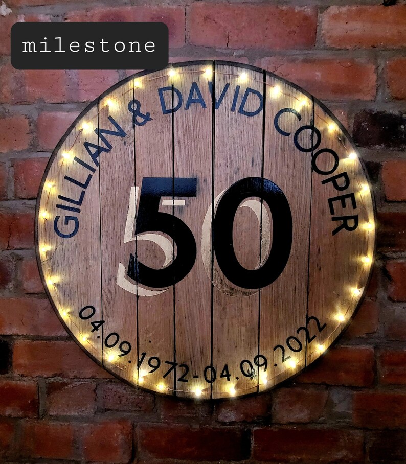 Bespoke Barrel Signs With Personalised Designs Approx 580mm - Etsy